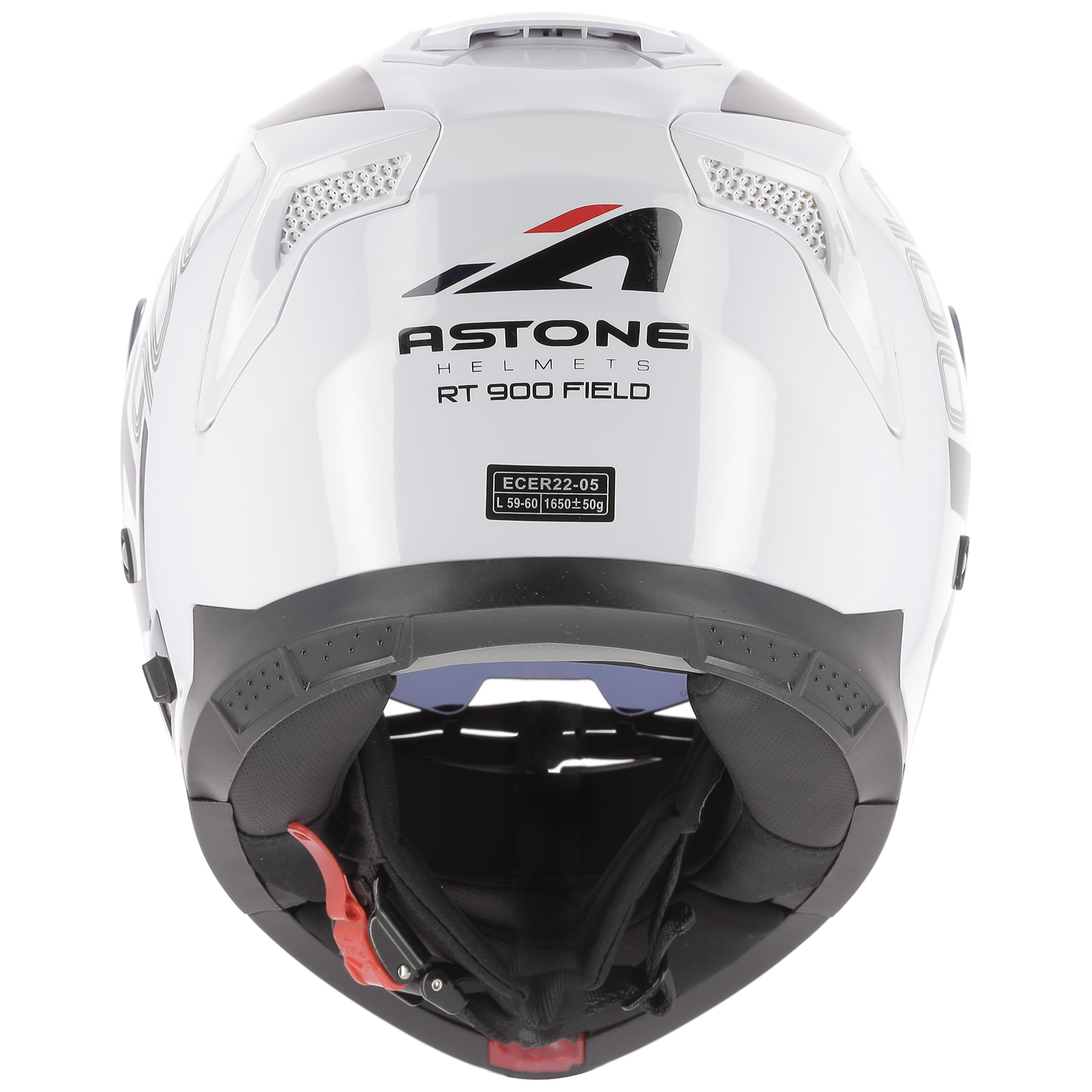 Casque modulable ASTONE HELMET RT900 Graphic Exclusive Stripes BLANC ...